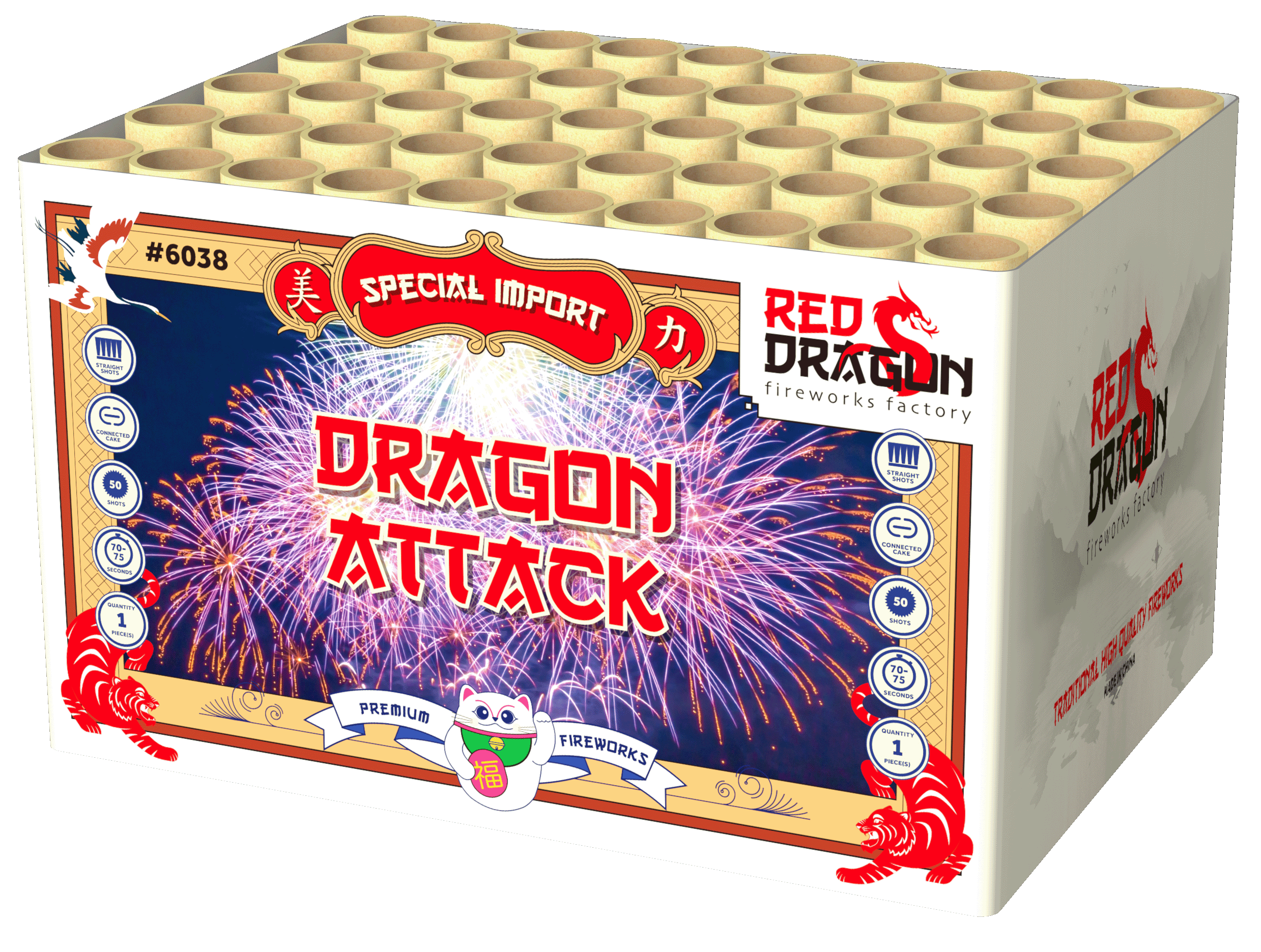 Dragon Attack - Worlds Toughest Fireworks